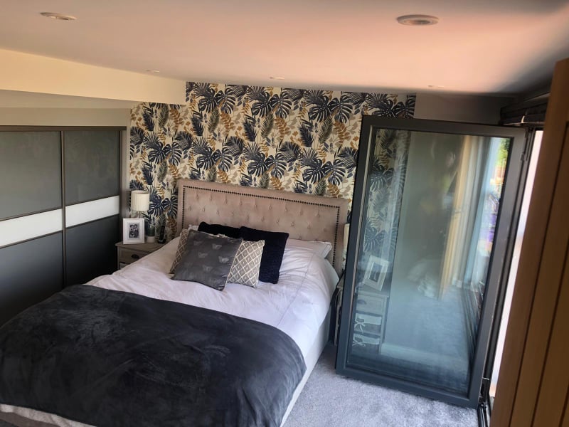 Loft Conversion with Glass Folding Doors & Juliette Balcony - CK ...