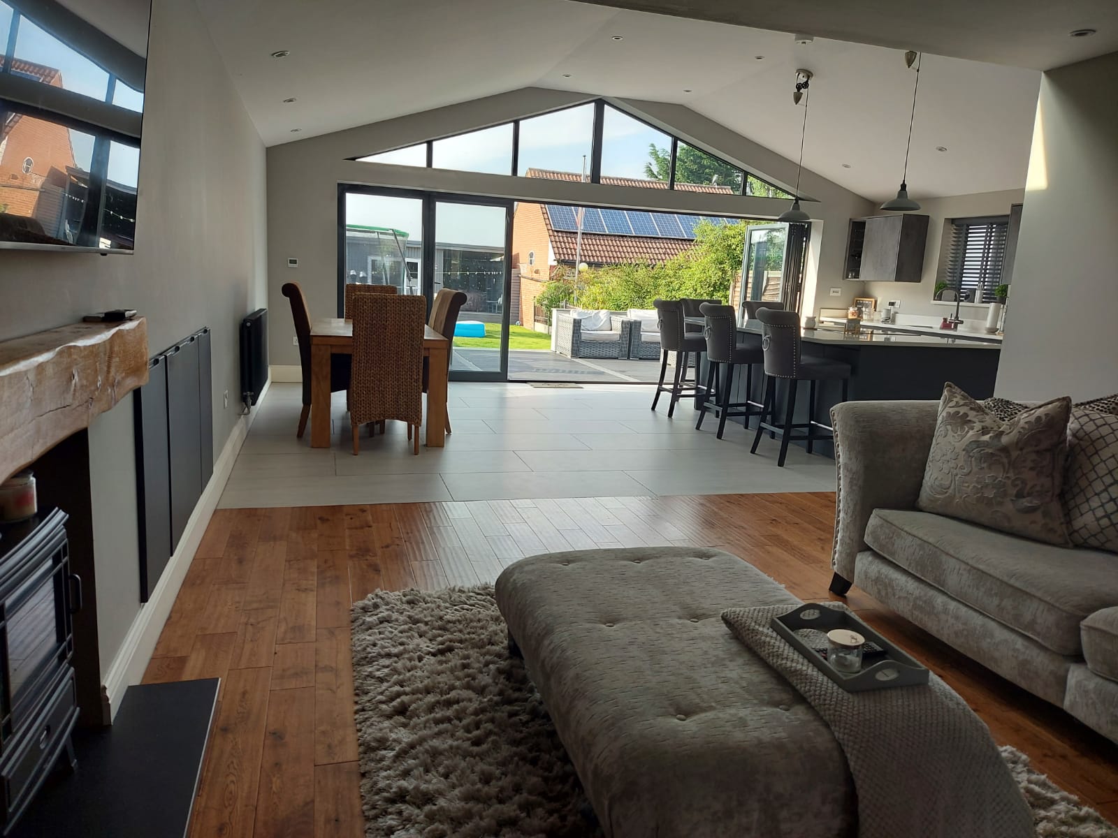 Open Kitchen Diner Extension With Outdoor Space - CK Architectural