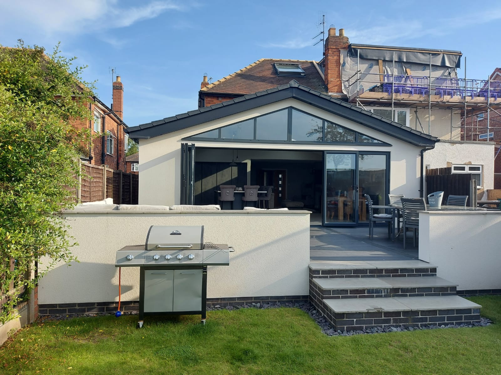 Open Kitchen Diner Extension With Outdoor Space - CK Architectural