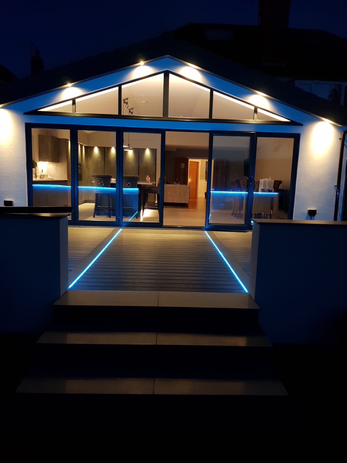 Open Kitchen Diner Extension With Outdoor Space - CK Architectural